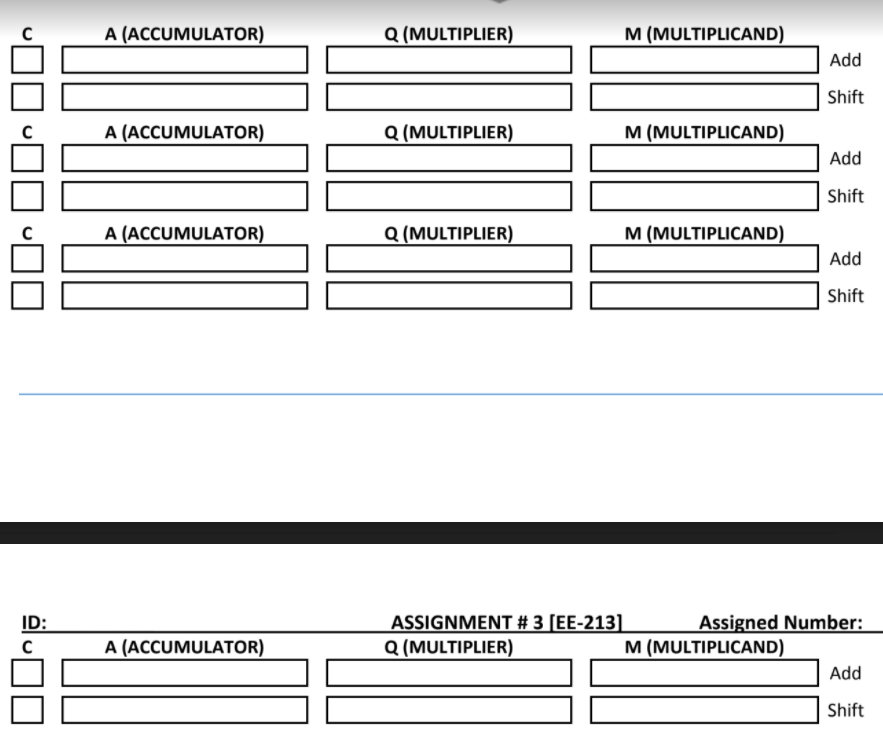 Solved Perform unsigned binary multiplication using | Chegg.com