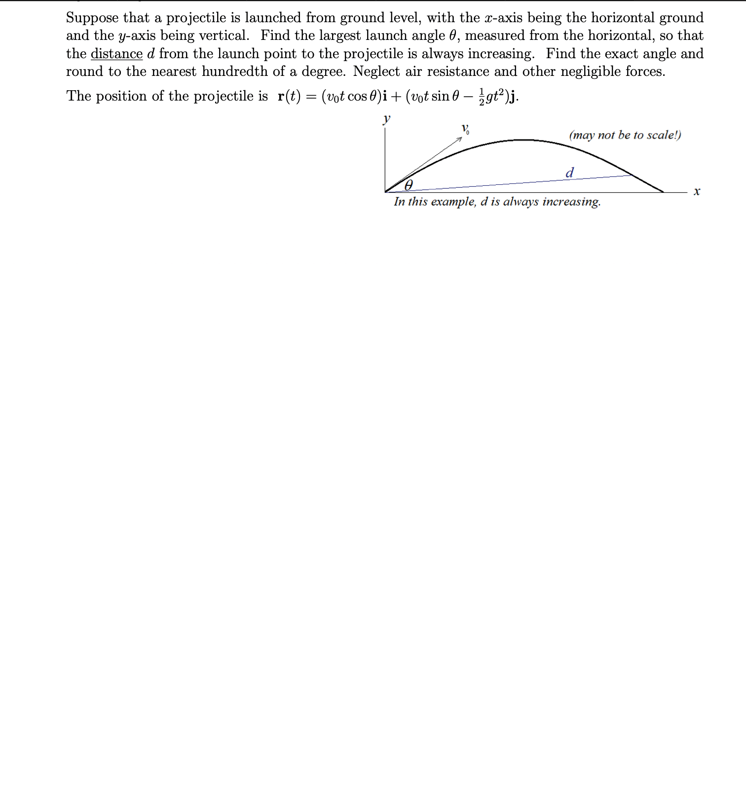 Solved Suppose that a projectile is launched from ground | Chegg.com