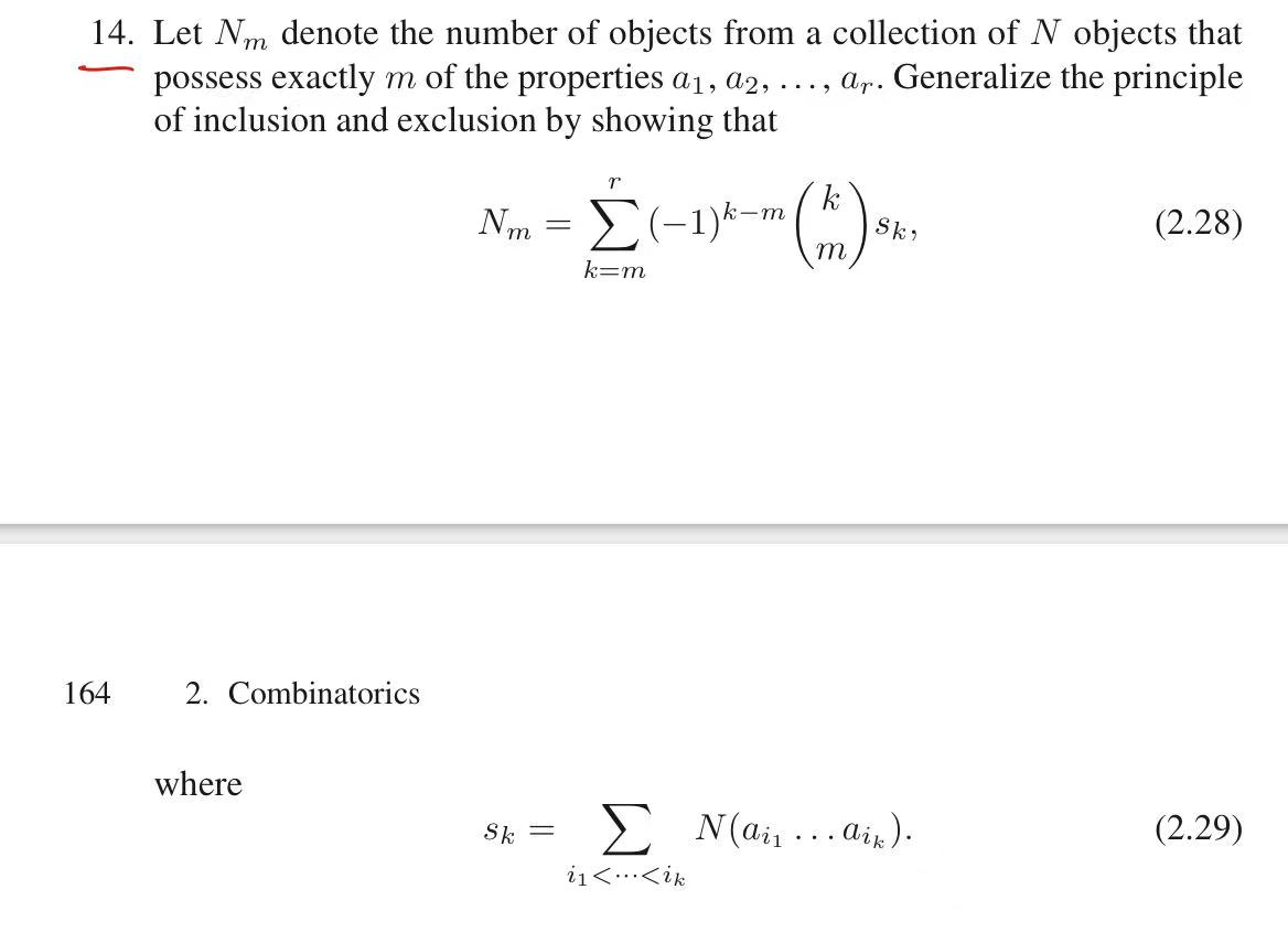 Solved 14. Let \\( N_{m} \\) denote the number of objects | Chegg.com