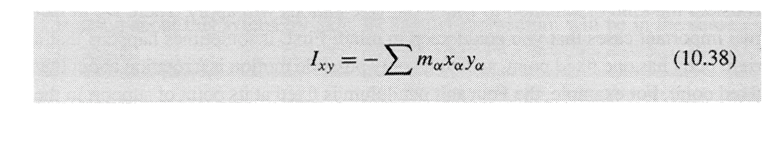 Solved 10.21 ** The definition of the inertia tensor in | Chegg.com
