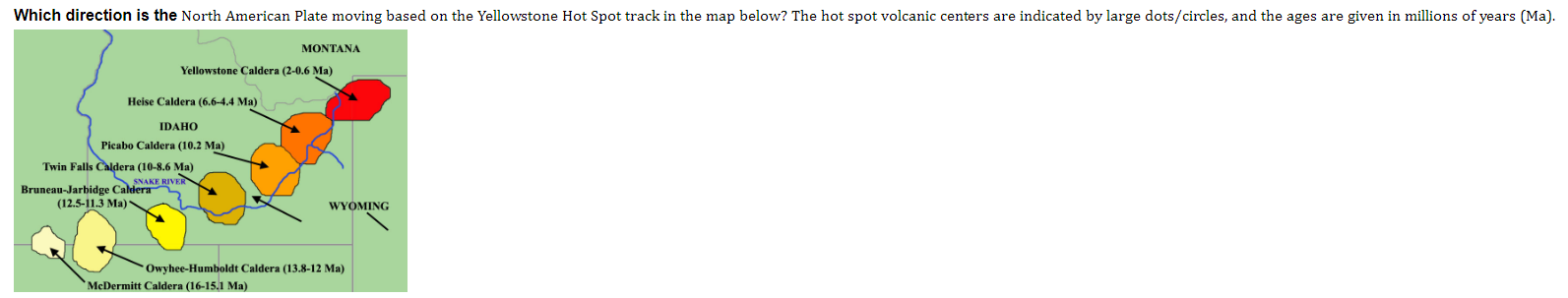 Solved Which direction is the North American Plate moving | Chegg.com
