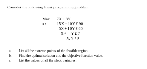 Solved Consider the following linear programming problem | Chegg.com