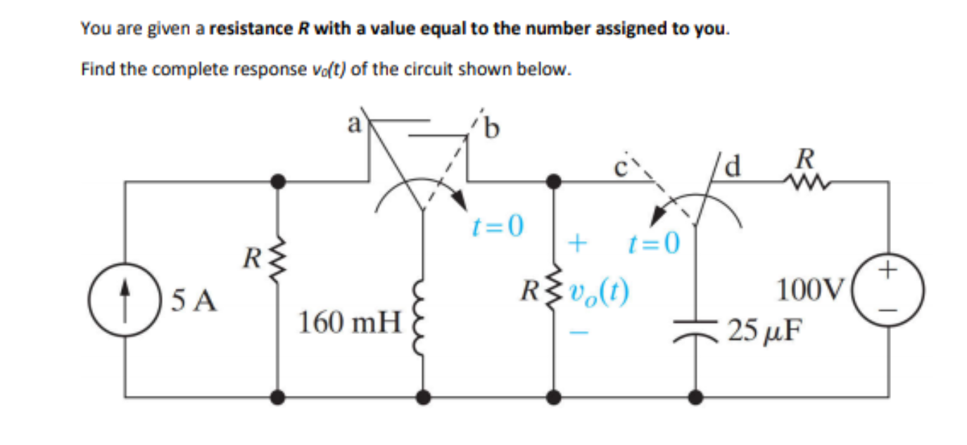 Solved You are given a resistance R with a value equal to | Chegg.com