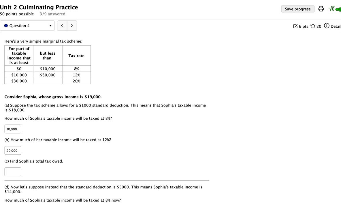 Solved Unit 2 Culminating Practice 50 points possible 3/9 | Chegg.com