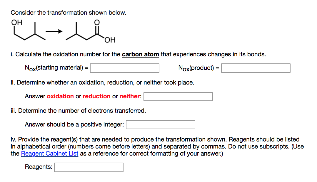 Consider the transformation shown below. OH 人一人 Lli | Chegg.com