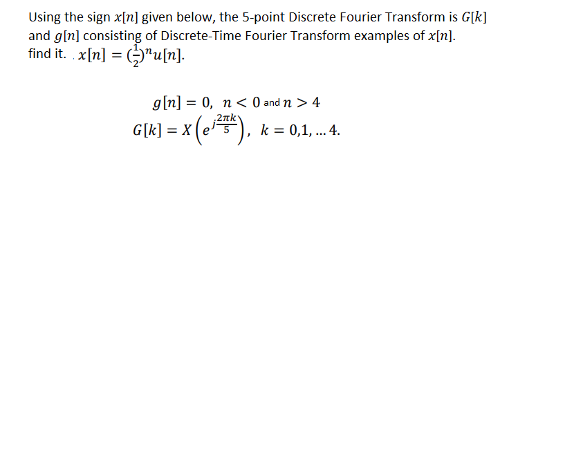 Solved 3-) Using the sign 𝑥[𝑛] given below, find the | Chegg.com