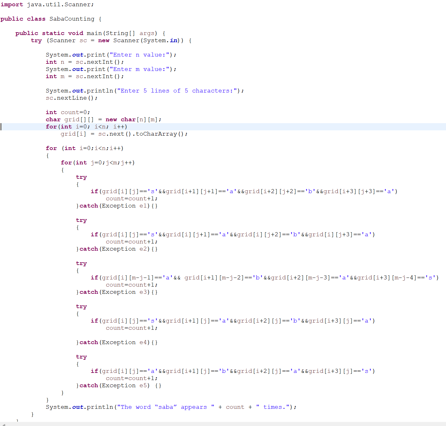 Solved What is the time complexity of this program in terms | Chegg.com