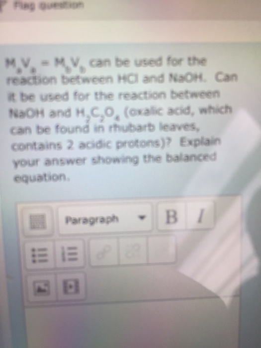 Solved Ma va = Mb vb can be used for the reaction between | Chegg.com Solved Ma va = Mb vb can be used for the reaction between | Chegg.com