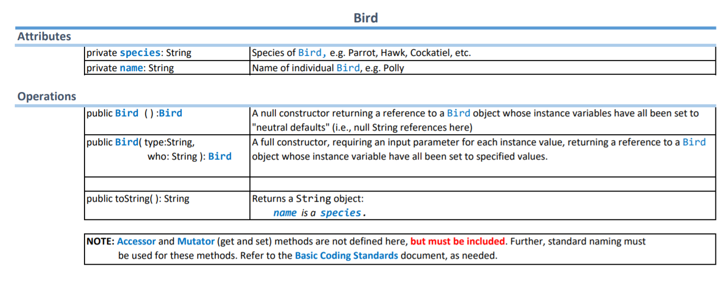 Solved Lab 03 More Work with Defining a Class, objects, & | Chegg.com