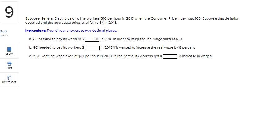 Solved Suppose General Electric paid its line workers $10 | Chegg.com