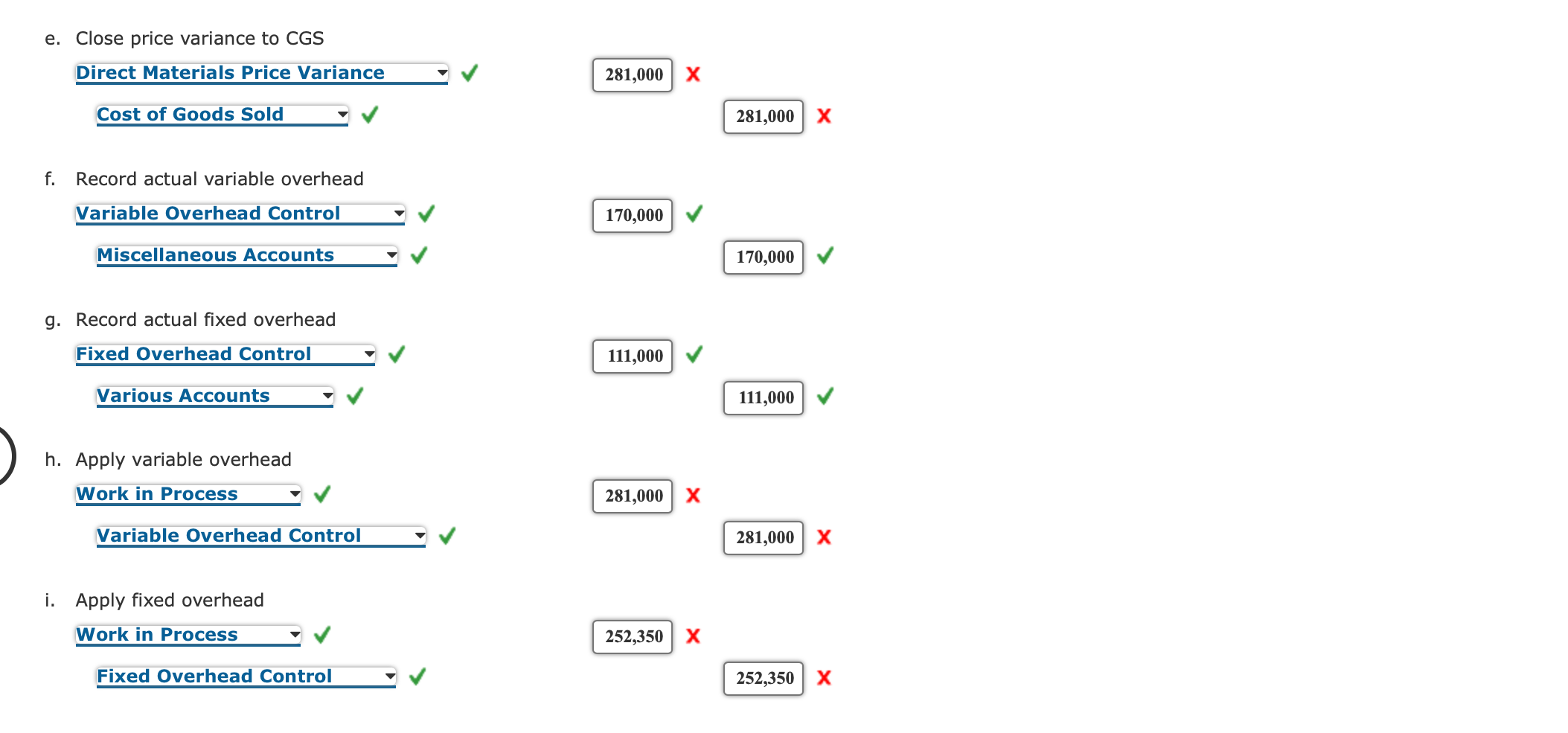 Solved Basic Variance Analysis, Revision of Standards, | Chegg.com