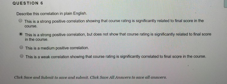 Solved QUESTION 5 The following are data on final score in a | Chegg.com