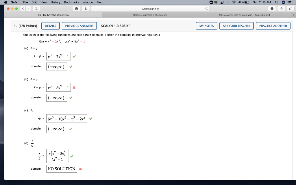 Solved Safari File Edit View History Bookmarks Window Help A | Chegg.com