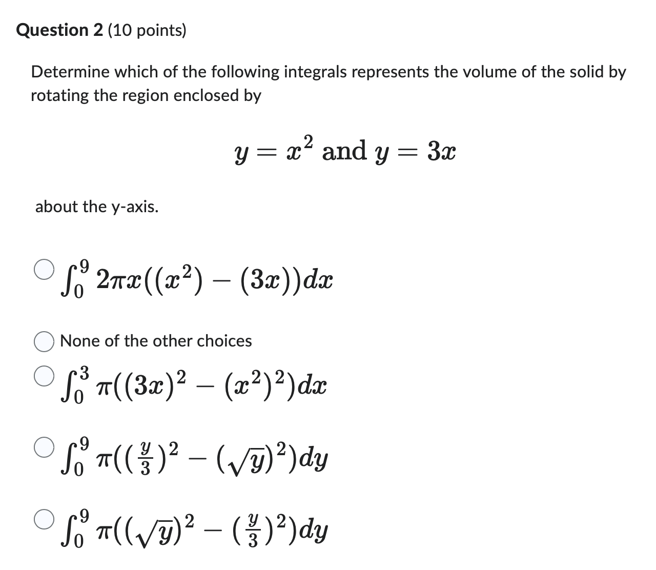 Solved Question 2 (10 ﻿points)Determine which of the | Chegg.com