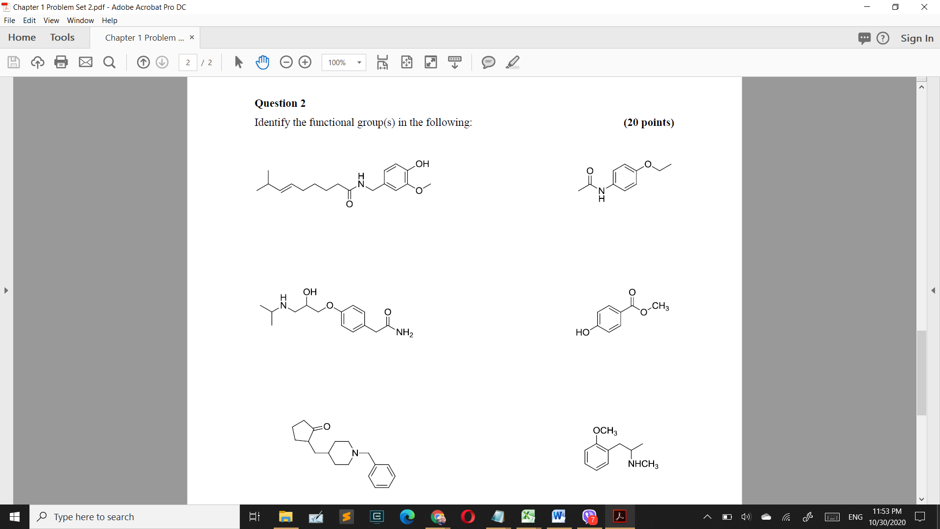 Solved - 0 X Chapter 1 Problem Set 2.pdf - Adobe Acrobat Pro | Chegg.com