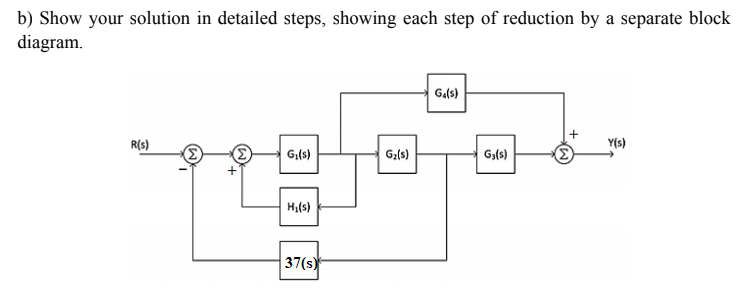 Solved b) Show your solution in detailed steps, showing each | Chegg.com