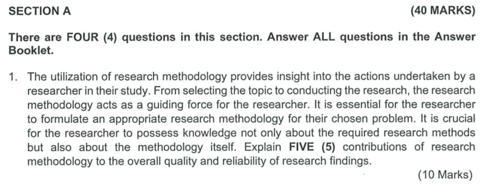 Solved There are FOUR (4) questions in this section. Answer | Chegg.com