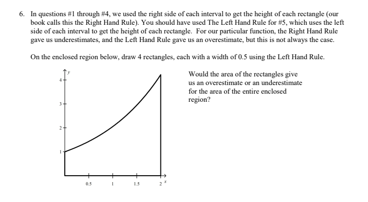 Solved 5. On the graph below, draw 4 rectangles, each with a | Chegg.com