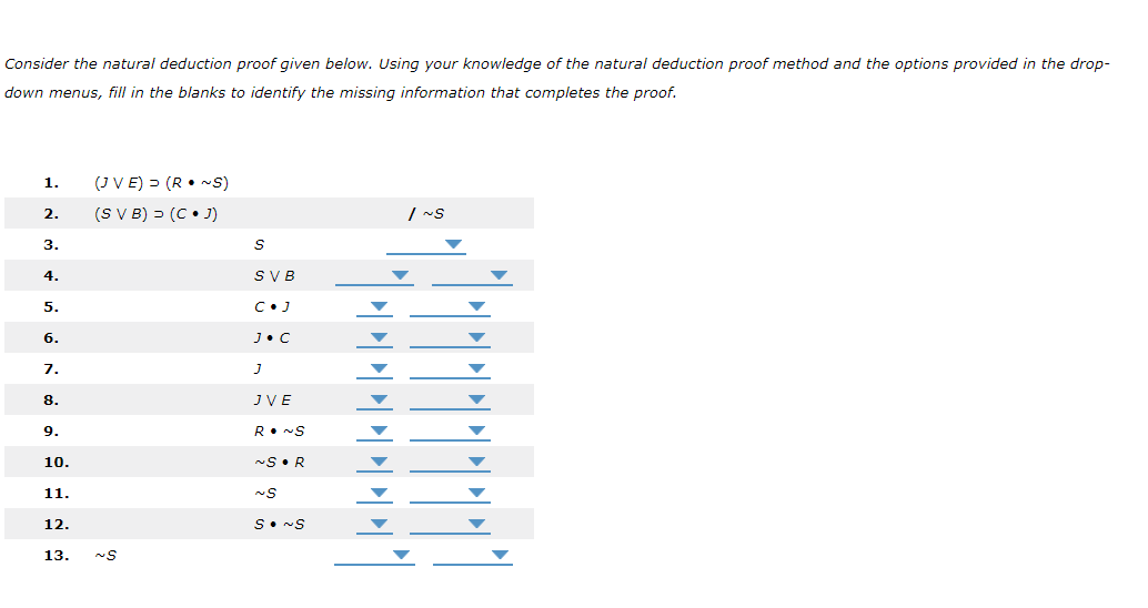 Solved Consider the natural deduction proof given below. | Chegg.com
