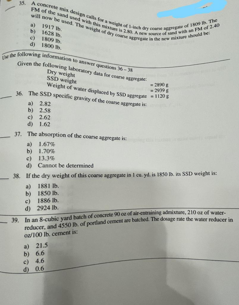 Solved will now be used used calls for a weight of 1-inch | Chegg.com