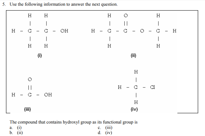 Solved 5. Use the following information to answer the next | Chegg.com