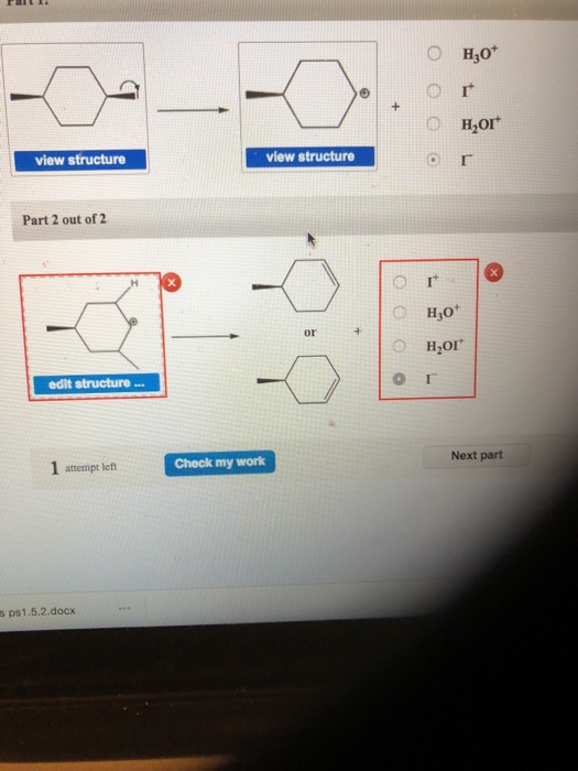 Solved O Ho O rt view structure view structure Part 2 out of | Chegg.com