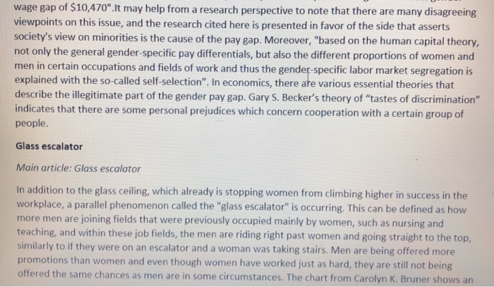 Solved A glass ceiling is a metaphor used to represent an | Chegg.com