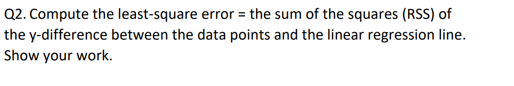 Solved Regression with simple linear regression algorithm. | Chegg.com Solved Regression with simple linear regression algorithm. | Chegg.com