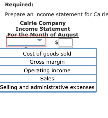 Solved Income Statement Predetermined Overhead Rate, | Chegg.com