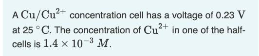 Solved \\( \\mathrm{A} \\mathrm{Cu} / \\mathrm{Cu}^{2+} \\) | Chegg.com