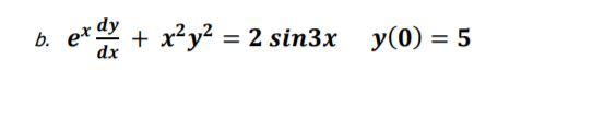 Solved 4. INSTRUCTIONS. Solve the given ODE Initial value | Chegg.com