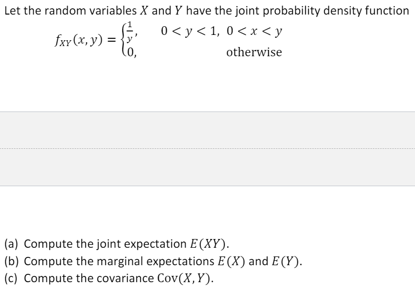 Solved Let the random variables X and Y have the joint | Chegg.com