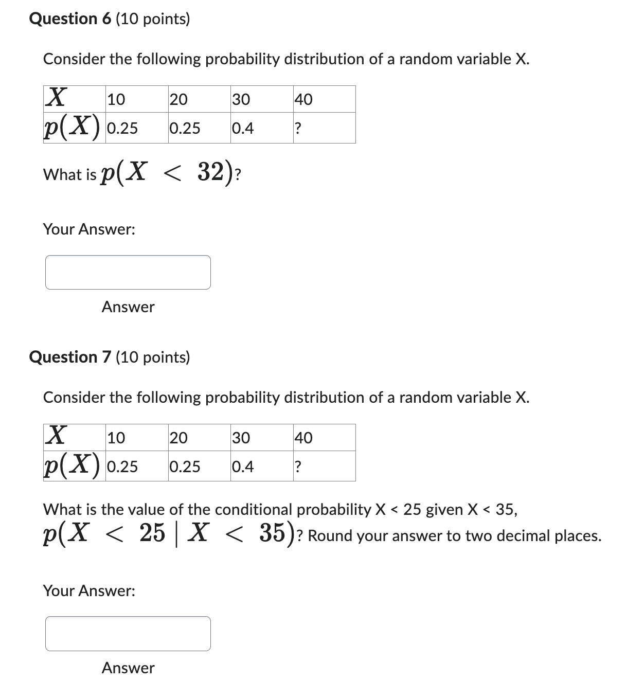 Solved Question 7 (10 ﻿points)Consider the following | Chegg.com