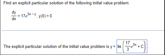 Solved Find an explicit particular solution of the following | Chegg.com
