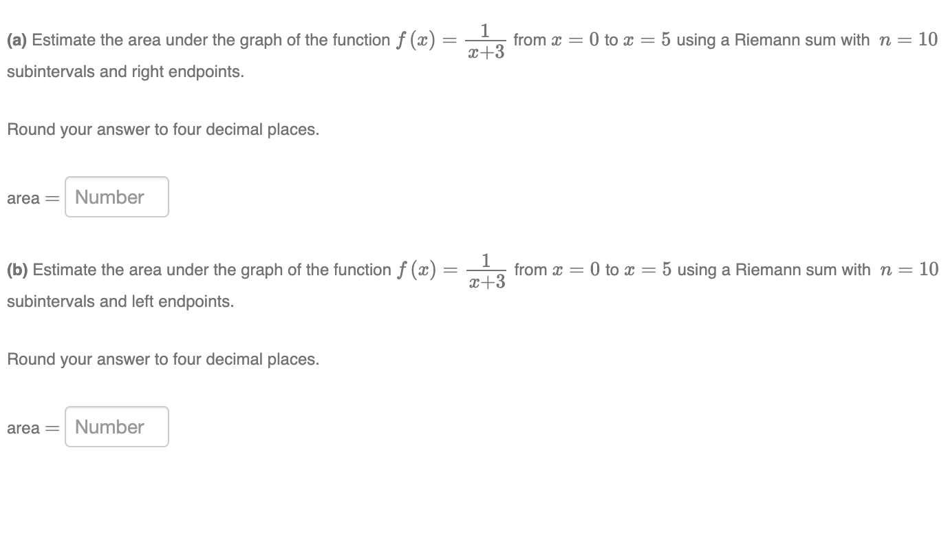 Solved (a) Estimate the area under the graph of the function | Chegg.com