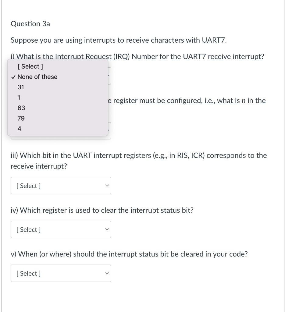Solved Question 3a Suppose you are using interrupts to | Chegg.com
