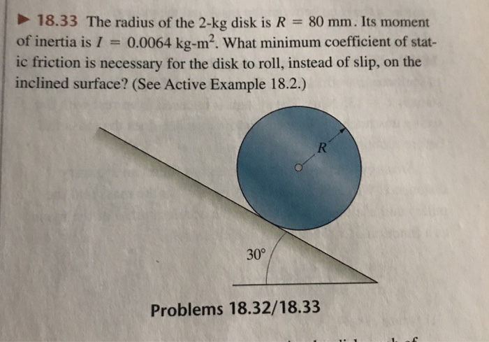 Solved 18 33 What Is Minimum Coefficient Of The Static