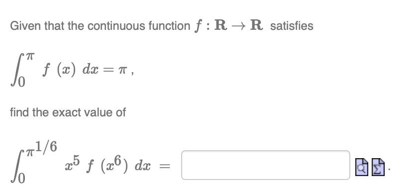 Solved Given that the continuous function f:R→R satisfies | Chegg.com