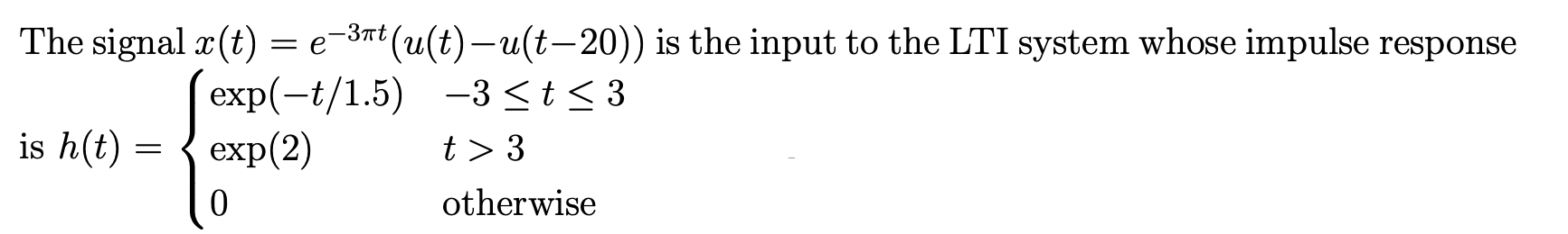 Solved Use Graphical method (convolution) to find the output | Chegg.com