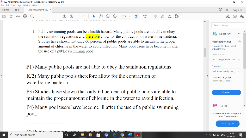 Solved standardize the argument. Be sure to circle | Chegg.com