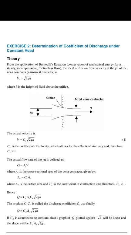 Solved EXPERIMENTAL PROCEDURE Objective To determine the | Chegg.com