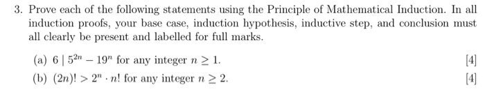 Solved 3. Prove each of the following statements using the | Chegg.com