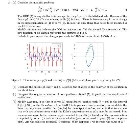 Solved (a) ﻿Consider the modified | Chegg.com