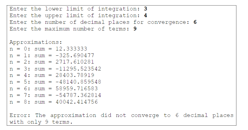 Task: Write a program that uses a Maclaurin series | Chegg.com