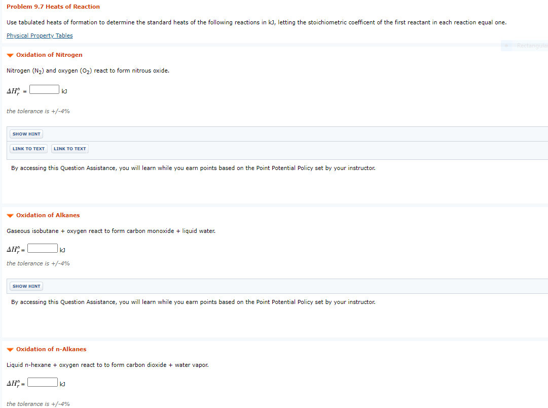 Solved SG(20°/4°) P. (atm) Table B.1 Selected Physical | Chegg.com