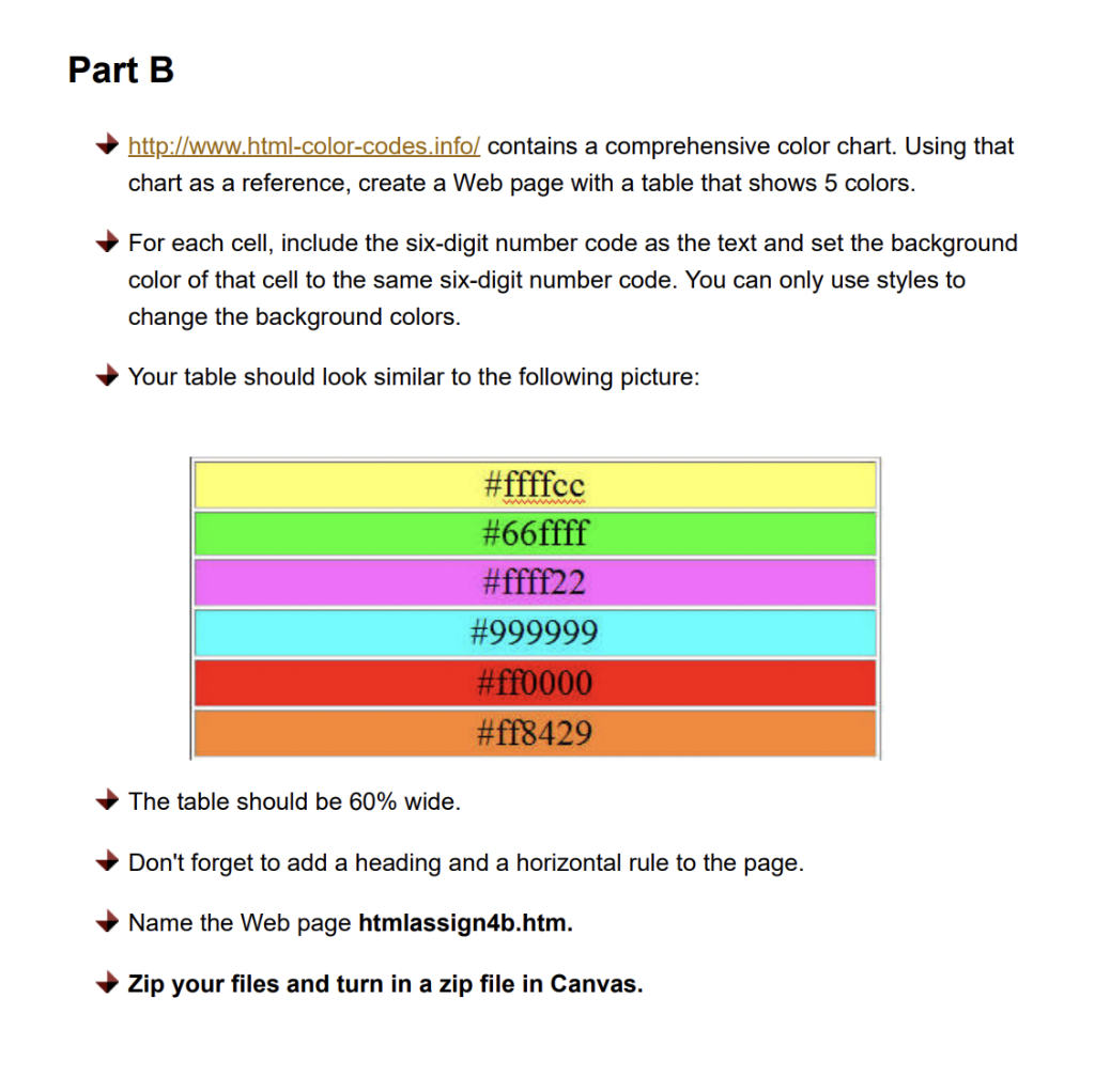 Solved Http www html color codes info Contains A Chegg