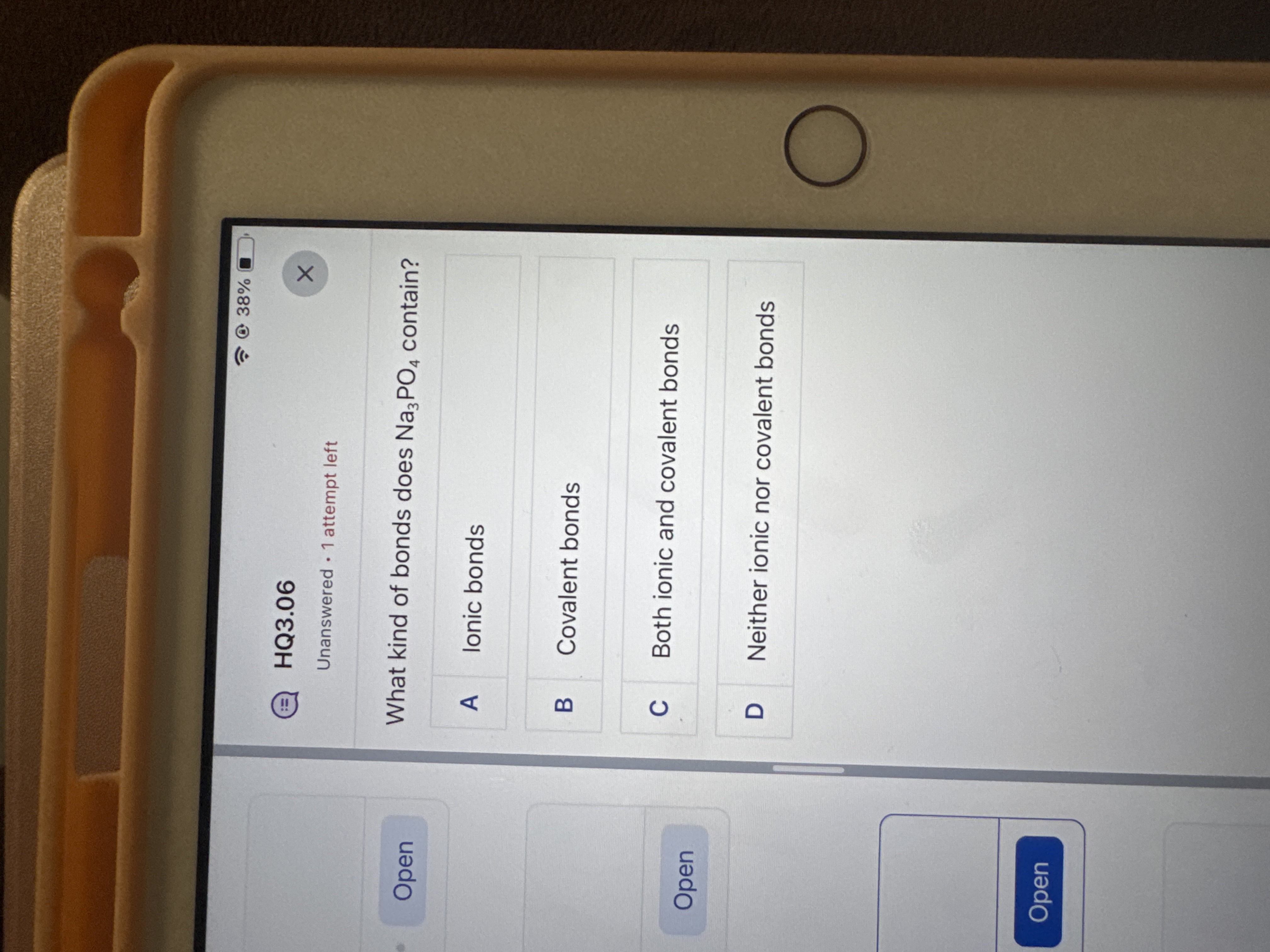 Solved What kind of ﻿bonds does Na3PO4 ﻿contain?A Ionic | Chegg.com