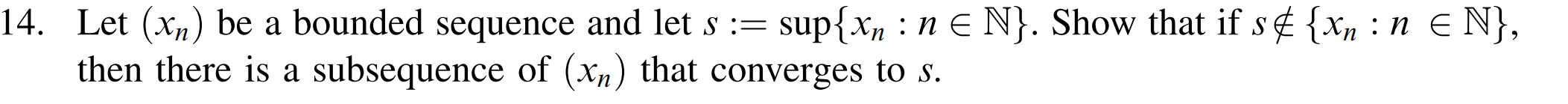 Solved 4. Let (xn) be a bounded sequence and let | Chegg.com