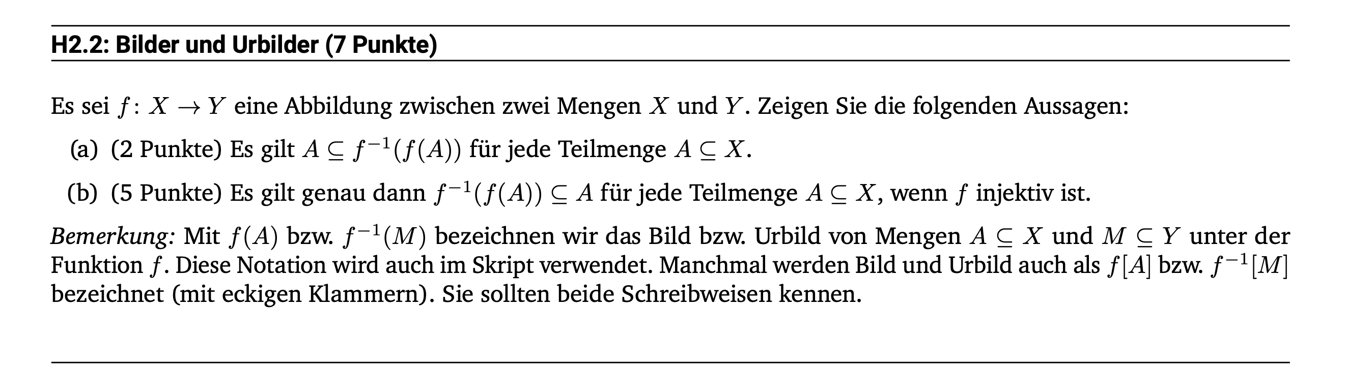 Solved Let f : X → Y be a mapping between two sets X and Y. | Chegg.com