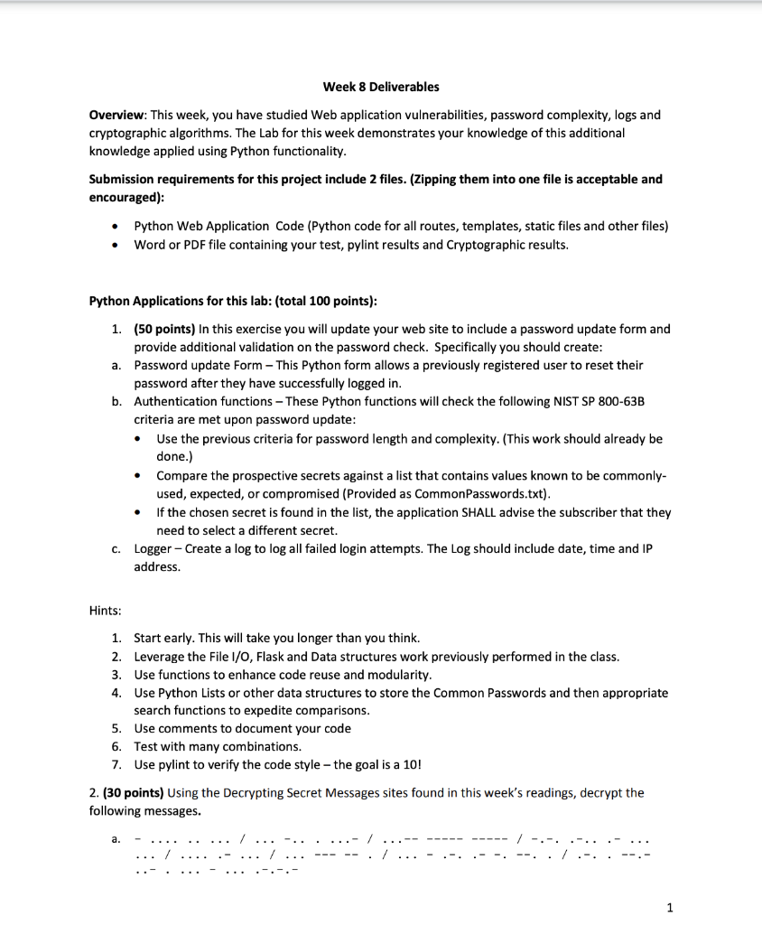 SEE SCREENSHOTS Python Applications for this lab: | Chegg.com
